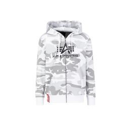 Alpha Industries Hoodie »Basic Zip Hoodie Camo« white camo M M Brushed Fleece Stoff