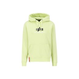 Alpha Industries Hoodie »Basic Hoodie BL Rubber« Arctic Lime S S Brushed Fleece Stoff