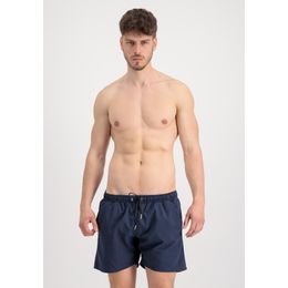 Alpha Industries Shorts »Hydrochromic AOP Swimshort« rep.blue 3XL - Normalgrößen Normalgrößen 3XL Außenliegender Kordelzug mit geprägten Ösen