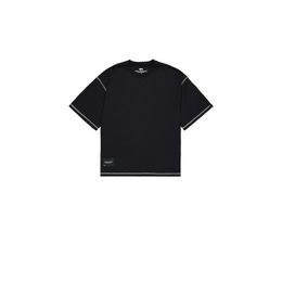 Alpha Industries T-Shirt »Studio Bubble Backprint T-Shirt« black L L Single Jersey Stoff