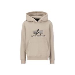 Alpha Industries Hoodie »Basic Hoodie Carbon« vintage sand XL XL Brushed Fleece Stoff