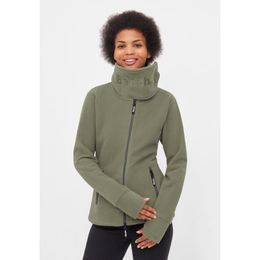 Bench. Fleecejacke »FUNNEL« KHAKI 36 36 Fleecejacke FUNNEL von Bench