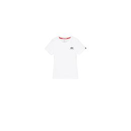 Alpha Industries T-Shirt »Basic T-Shirt SL W« white S S Single Jersey Stoff