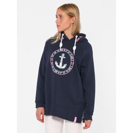 Zwillingsherz Hoodie »"Strandglück Paillette"« mit Anker-Motiv und "Moin"- Schriftzug navy S/M S/M Sweater mit Pailletten
