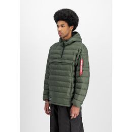 Alpha Industries Anorak »Puffer Anorak« dark olive L L Polyester Ripstop Stoff