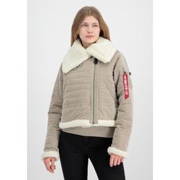 Alpha Industries Winterjacke &raquo;B-3 Puffer Women&laquo; vintage sand S S Shiny Stoff