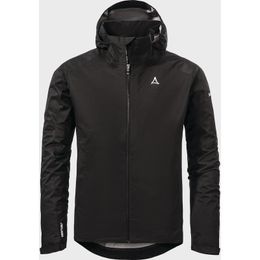 Schöffel SCHÖFFEL Outdoorjacke »2.5L Jacket Tarvis M« mit Kapuze 9990 - schwarz 56 Hohe Multi-Funktionalität durch 2,5-Lagen VENTURI Bekleidung