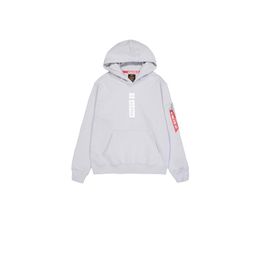 Alpha Industries Herren Hoodie &raquo;Alpha Puff Print Hoodie&laquo; grau S