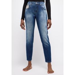 Angels 5-Pocket-Jeans »LIZ BELT« mit Gürtel mid blue u 42 - Länge 30 Länge 30 42 Damen Jeans von Angels