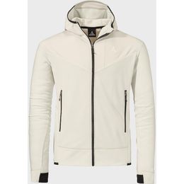 Schöffel SCHÖFFEL Fleecejacke »Mountain Fleece Hoody Style Blaueis MNS« mit Kapuze 9040 - natur 50 50 Wärmendes, Feuchtigkeit transportierendes und schnell...