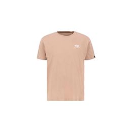 Alpha Industries T-Shirt »Basic T-Shirt SL« Dusty Coral S S Single Jersey Stoff