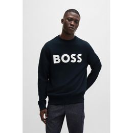BOSS Orange Herren BOSS Orange Sweatshirt &raquo;WeBasicCrew&laquo;, mit Rundhalsausschnitt blau 4XL