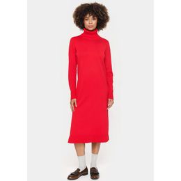 Saint Tropez Strickkleid »MilaSZ Roll Neck Long Dress« Racing Red M (38) - N-Gr N-Gr M (38) Hochwertige Viskosemischung garantiert ein angenehmes...
