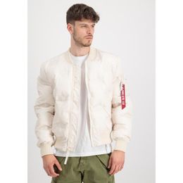 Alpha Industries Winterjacke »MA-1 Emb. Logo Puffer« jet stream white XL XL RBF Tag