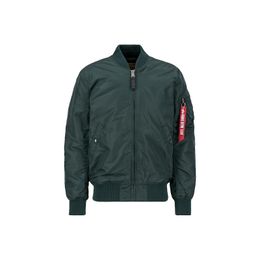 Alpha Industries Bomberjacke »MA-1 VF 59 Long« navy green 4 XL 4 XL Flight Nylon Stoff