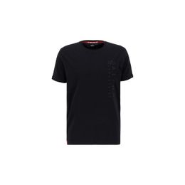 Alpha Industries T-Shirt »Embroidery T-Shirt« black 3XL 3XL Single Jersey Stoff