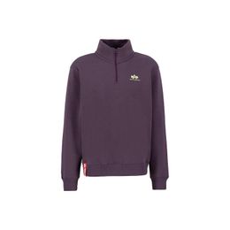 Alpha Industries Sweater »Half Zip Sweatshirt SL« Plum XL XL Grammatur: 330 g/m²