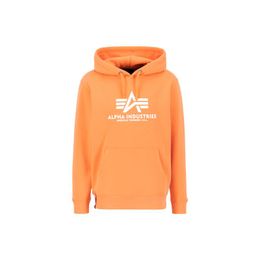 Alpha Industries Hoodie »Basic Hoodie BL« tangerine 5 XL 5 XL Brushed Fleece Stoff