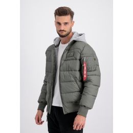 Alpha Industries Bomberjacke »MA-1 ZH Puffer FD« vintage green 3XL 3XL Alpha Velcro Patch auf der Brust