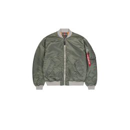 Alpha Industries Bomberjacke »MA-1 CS« vintage green 3XL 3XL Flight Nylon Stoff