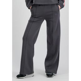 Alpha Industries Jogginghose &raquo;X-Fit Label Wide Jogger W&laquo; vintage grey S - Normalgr&ouml;&szlig;en Normalgr&ouml;&szlig;en S Gewebtes Alpha Industries Label
