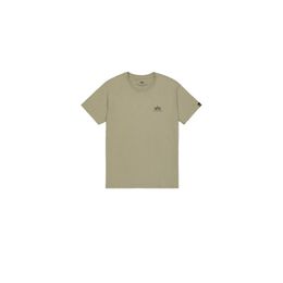 Alpha Industries T-Shirt »Basic T-Shirt SL« olive 4 XL 4 XL Single Jersey Stoff