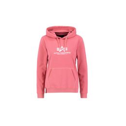 Alpha Industries Hoodie »New Basic Hoodie BL W« coral red XS XS Single Jersey Stoff