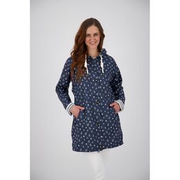 ANKERGLUT Regenjacke »Friesennerz ZAUBER« auch in Großen Größen erhältlich navy 34 (XS) 34 (XS) Maritimer Regenmantel mit Streifenfutter