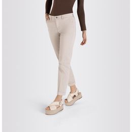 MAC Chinohose »CHINO turn up« mit dezentem Glanz, elegant und sportiv zugleich ivory ppt 44 - N-Gr N-Gr 44 Chinohose in dezentem, edlem Glanz von MAC
