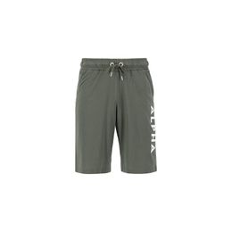 Alpha Industries Sweatshorts »Alpha Jersey Short« dark olive XL - Normalgrößen Normalgrößen XL Single Jersey Stoff