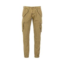 Alpha Industries Cargohose »Combat Pant« khaki 28 - Normalgrößen Normalgrößen 28 Twill Stretch Stoff