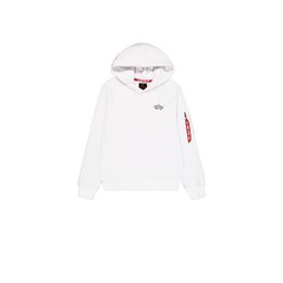 Alpha Industries Hoodie »Signature Backprint Hoodie« white XXL XXL Brushed Fleece Stoff