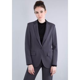 Imperial Longblazer mit Satindetails und Stretch piombo S (36) S (36) Lässiger Boyfriend-Blazer von Imperial