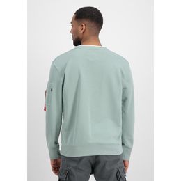 Alpha Industries Sweater »Double Layer Sweatshirt« dusty green 3XL 3XL French Terry Stoff