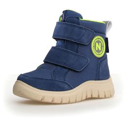 Naturino Winterstiefel »GEMINAE 3 VL Weite: schmal« Snowboots mit Warmfutter, Größenschablone zum Download blau 27 27 Bequeme Klettstiefel für die...