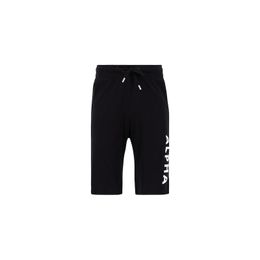 Alpha Industries Sweatshorts »Alpha Jersey Short« black S - Normalgrößen Normalgrößen S Single Jersey Stoff
