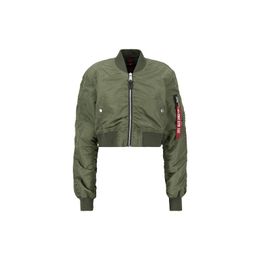 Alpha Industries Bomberjacke »MA-1 Boxy Wmn« sage-green S S Flight Nylon Stoff