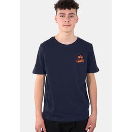 Alpha Industries T-Shirt »Flame T-Shirt Kids/Teens« rep.blue 14 14 Flammen auf dem rechten Ärmel