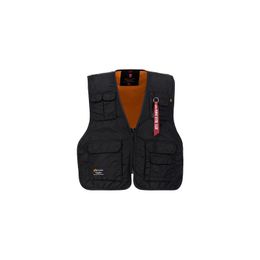 Alpha Industries Blouson »Utility Vest« black S/M S/M Flight Nylon Stoff