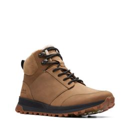 Clarks Schnürstiefel »ATL Trek Up WP« Hiking Boots, Schnürboots, Winterstiefel mit herausnehmbarem Fußbett Dark Sand Wlined 47 47 Aus weichem...