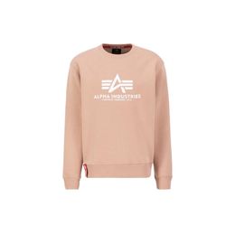 Alpha Industries Sweater »Basic Sweatshirt BL« Dusty Coral XXS XXS Brushed Fleece Stoff