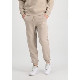 Alpha Industries Jogginghose »Organics EMB Regular Jogger« organic beige M - Normalgrößen Normalgrößen M Brushed Fleece
