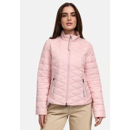 Manisa Steppjacke ohne Kapuze mit Diamondsteppung rosa 38 38 Fakedownjacke von Manisa