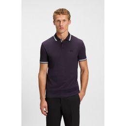 BOSS Green Poloshirt &raquo;Paddy&laquo; mit kontrastfarbenen Streifen am Kragen Medium Purple517 XL XL Poloshirt von BOSS Green Menswear