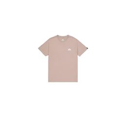 Alpha Industries T-Shirt »Basic T-Shirt SL« vintage sand S S Single Jersey Stoff