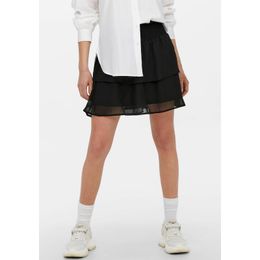 Only Minirock »ONLANN STAR LAYERED SMOCK SKIRT« black M (38) M (38) Gestufter Rock von Only