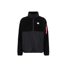 Alpha Industries Anorak »Teddy Nylon Anorak« black M M Half Zipper