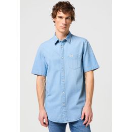 Wrangler Kurzarmhemd &raquo;KA 1 PKT SHIRT&laquo; LIGHT STONE L - N-Gr N-Gr L Kurzarmhemd von Wrangler