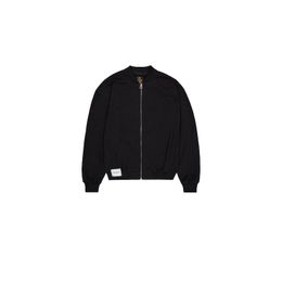 Alpha Industries Bomberjacke »Studio Edition Fleece Bomber W« black XS XS French Terry Stoff