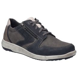 Josef Seibel Sneaker »Enrico 20«, Freizeitschuh, Komfortschuh, Schnürschuh in Weite G (weit) asphalt-multi 43 43 Modischer Sneaker in toller...